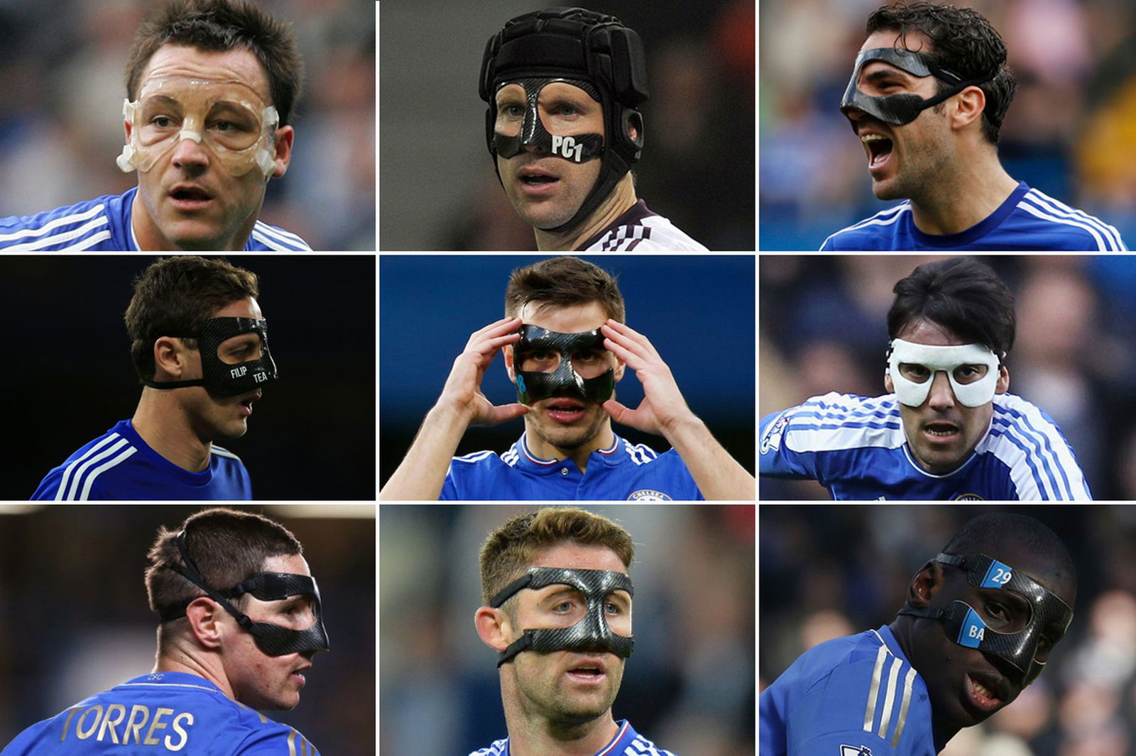 Chelsea players with mask - Chelsea players with face masks